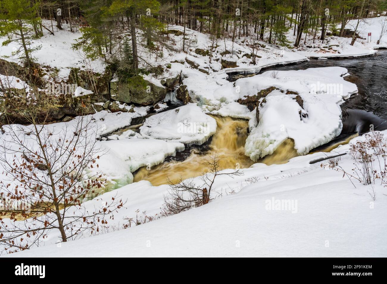 Queen Elizabeth Conservation Area Victoria Falls Black River Washago ...