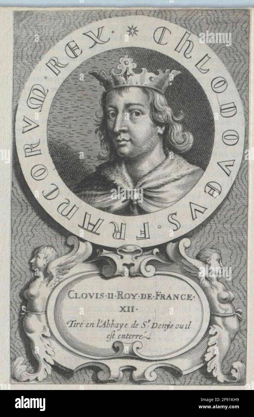 Chlodwig II., King of Franconia Stock Photo - Alamy