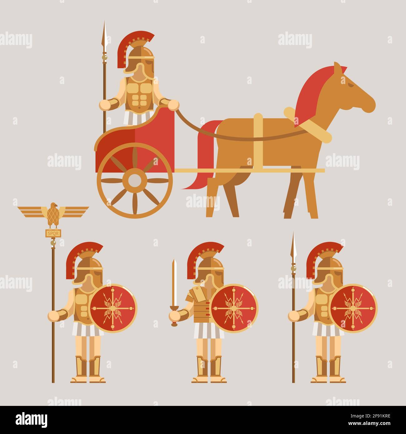 Greek Rider Stock Vector Images - Alamy