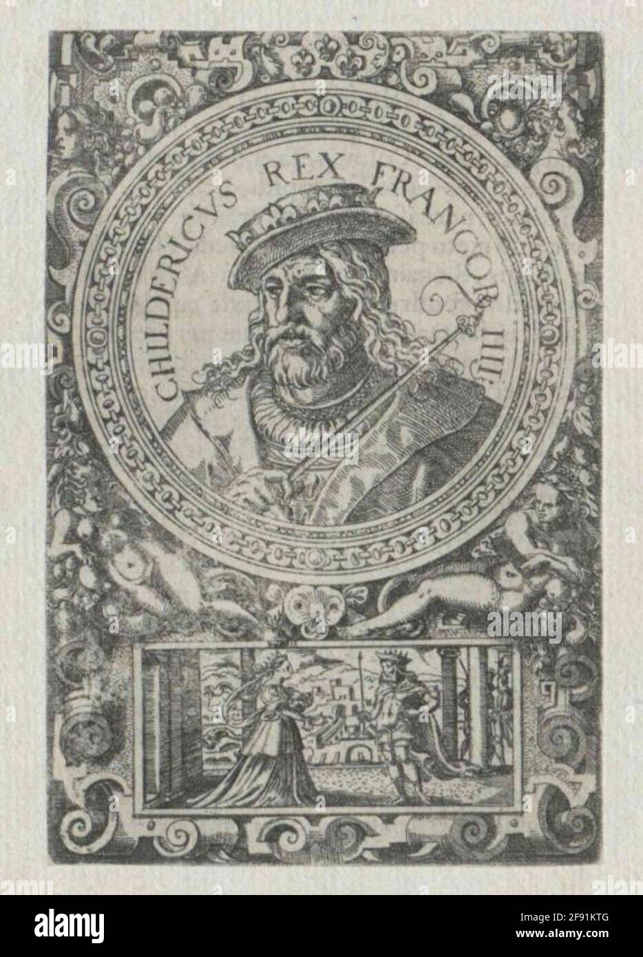Childerich I., King of the Franks Unknown artist dating: 1551/1600 ...