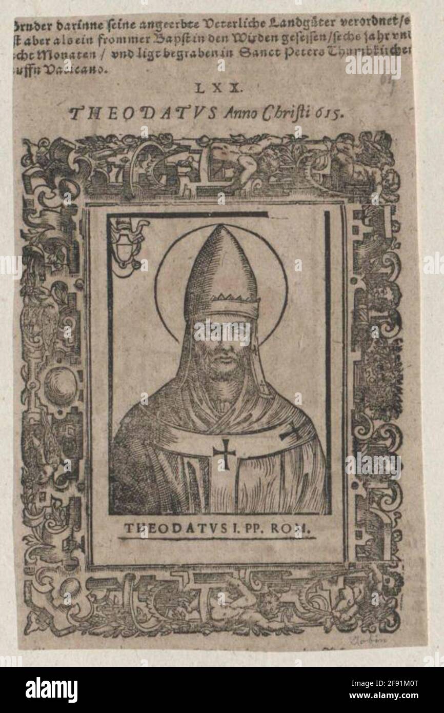 Pope adeodatus i hi-res stock photography and images - Alamy