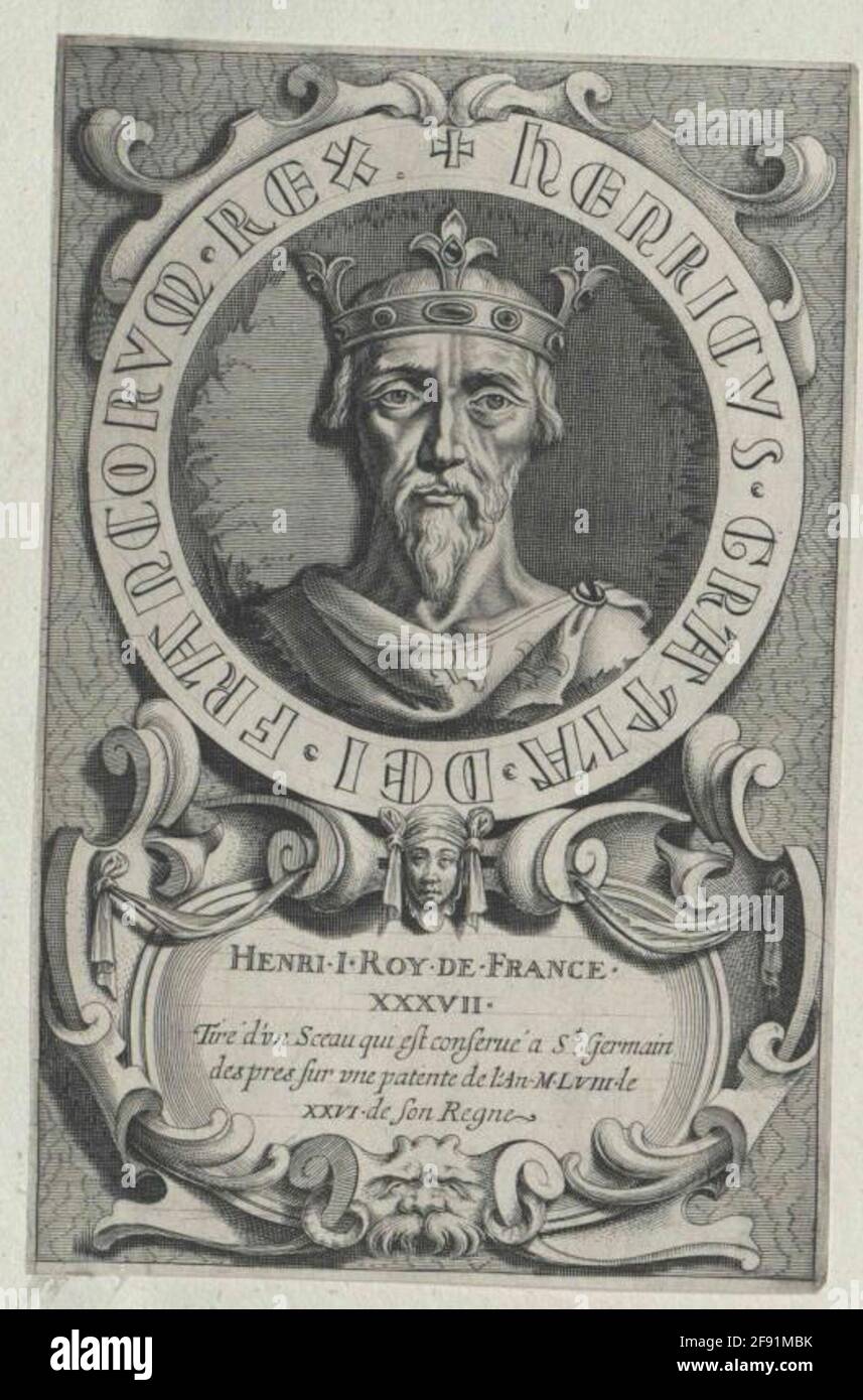 Heinrich I, King of France Stock Photo - Alamy
