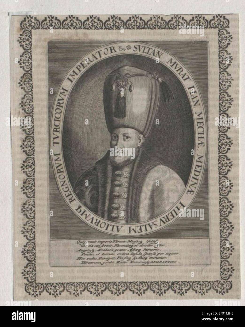Murad IV., Sultan of Turkey Stock Photo - Alamy