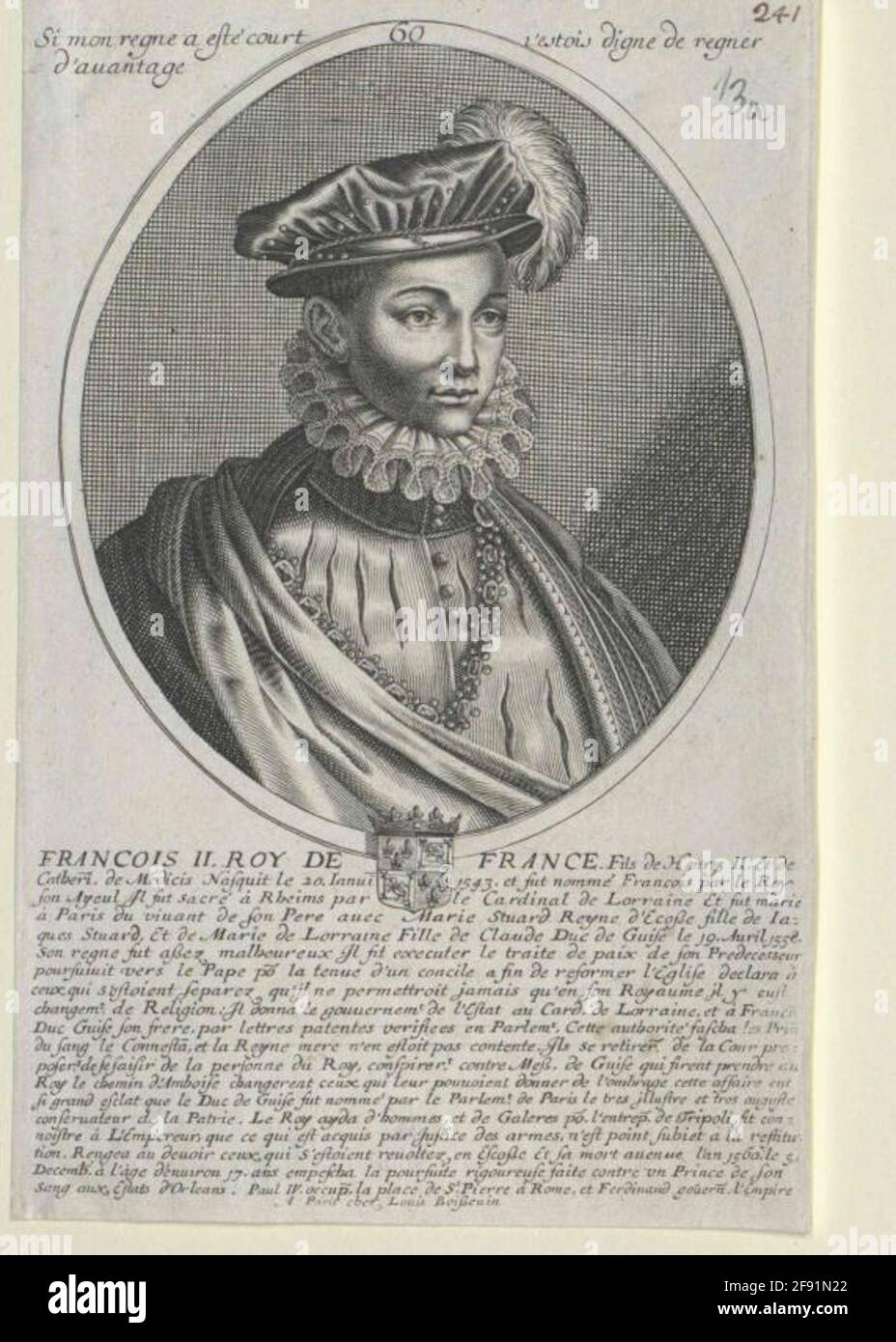 Franz II., King of France Stock Photo - Alamy