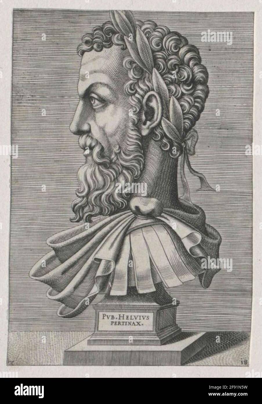 Pertinax, Roman Emperor Stock Photo - Alamy