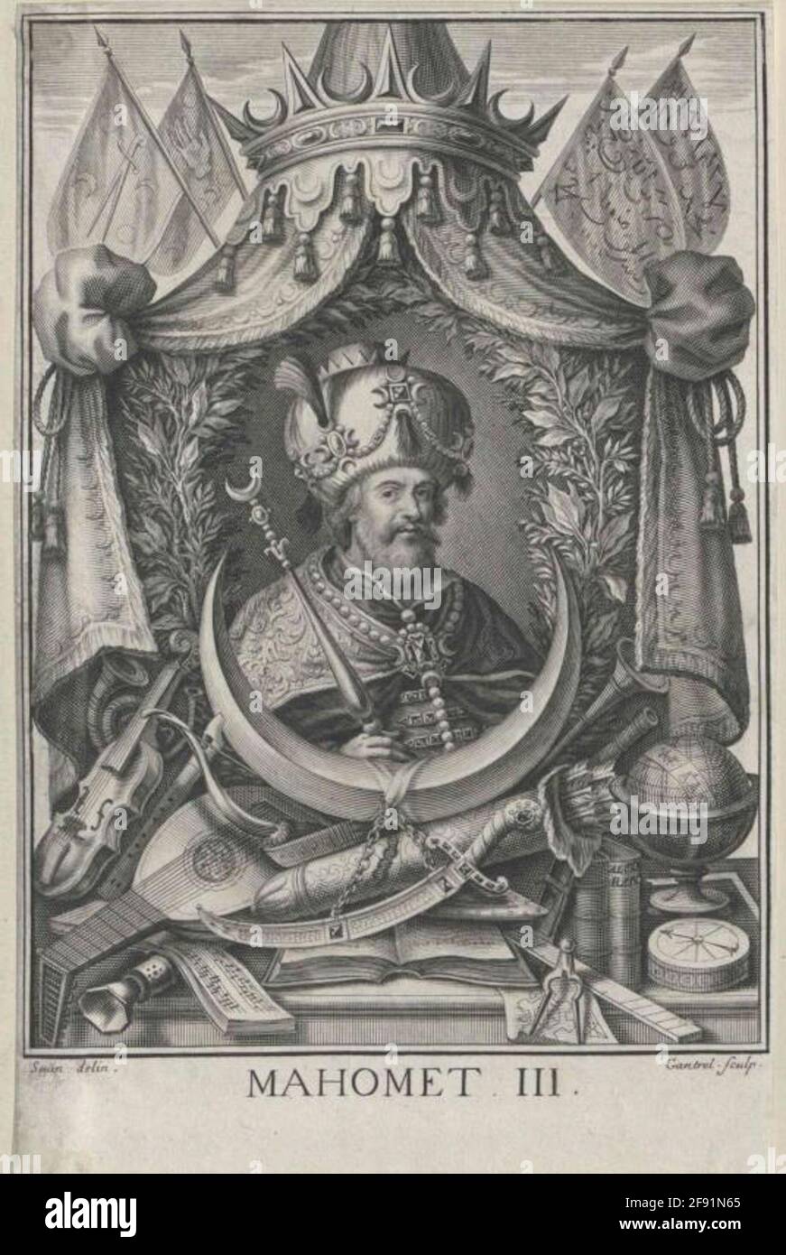 Mohammed III., Sultan of Turkey Stock Photo - Alamy
