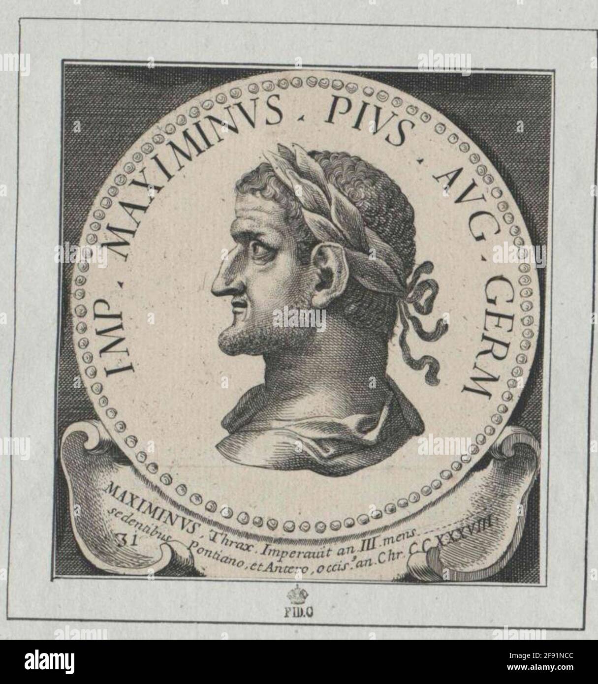 Maximinus thrax, Roman emperor Stock Photo - Alamy