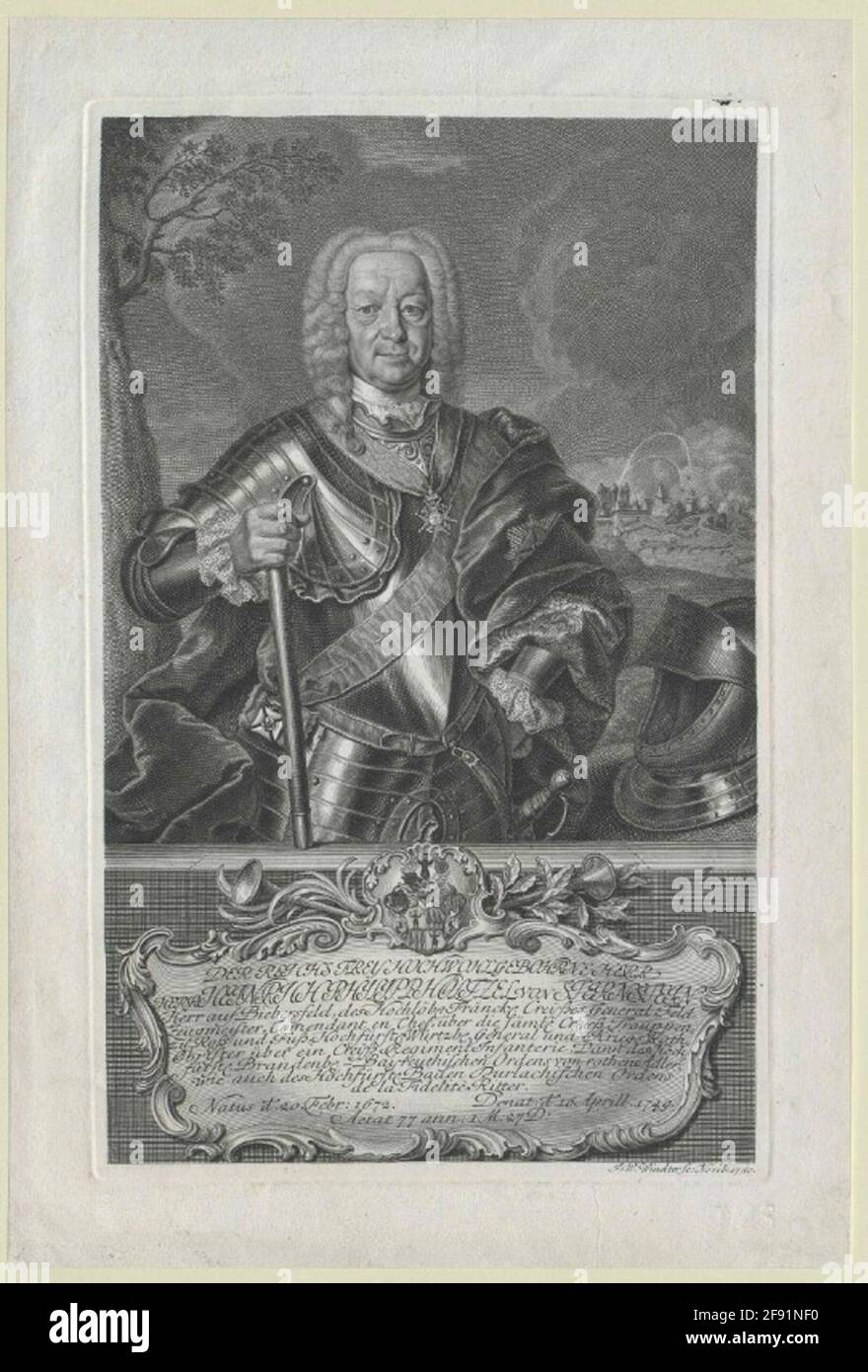 Hozel star stone to Bieberfeld, Heinrich Philipp of Stock Photo - Alamy