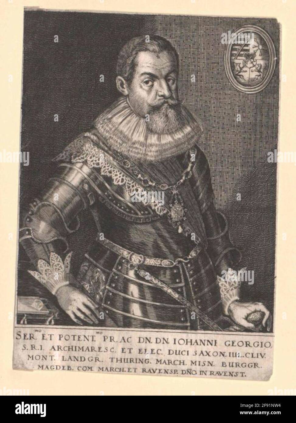 Johann Georg I, Elector of Saxony Stock Photo - Alamy