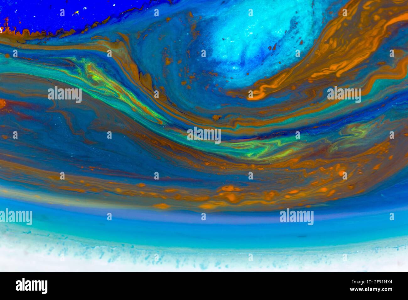 Colorful abstract illustration of mixed paints Stock Photo - Alamy