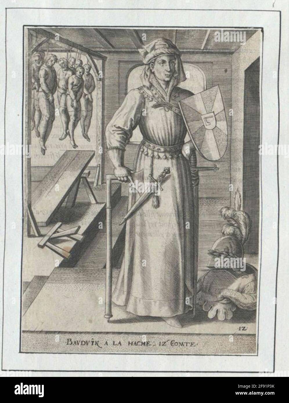 Balduin VII., Count of Flanders Stock Photo - Alamy