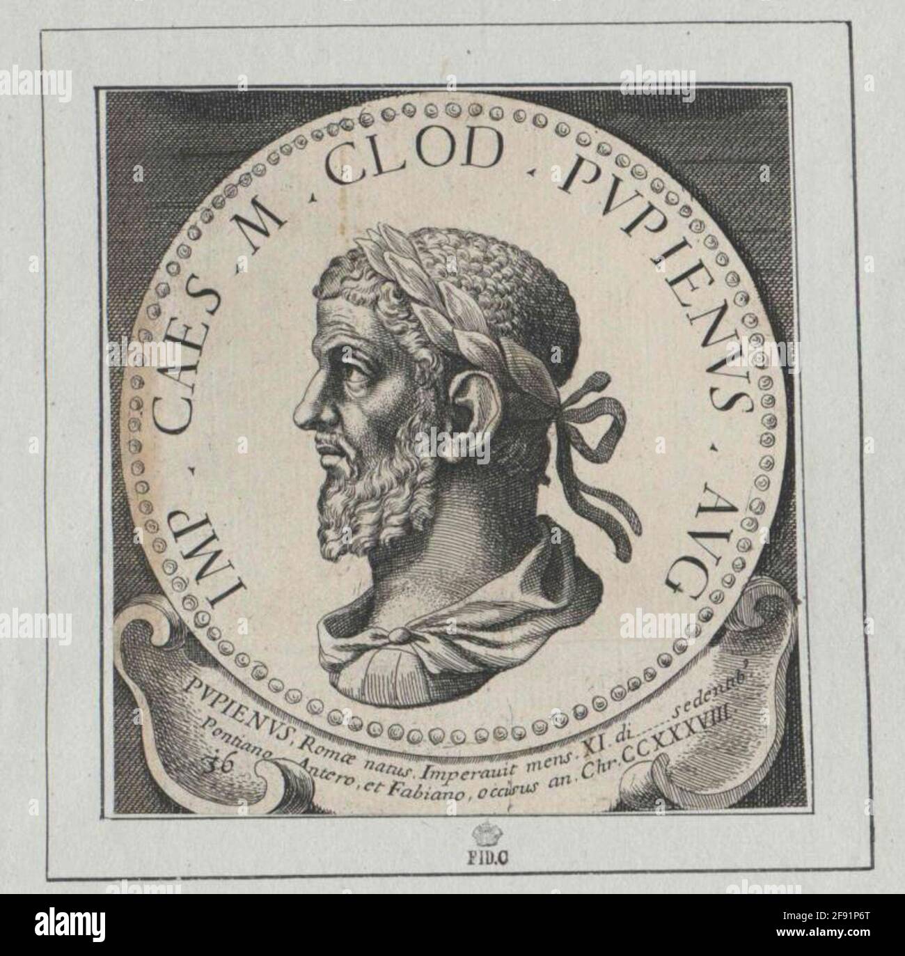 PUPIENUS, Marcus Clodius Stock Photo - Alamy