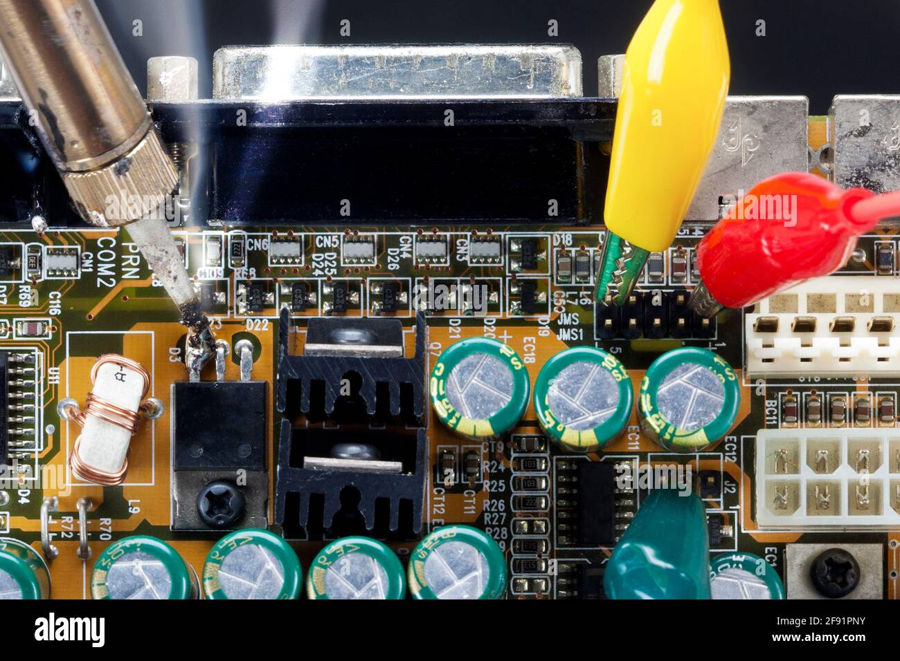 Soldering iron integrated hi-res stock photography and images - Alamy