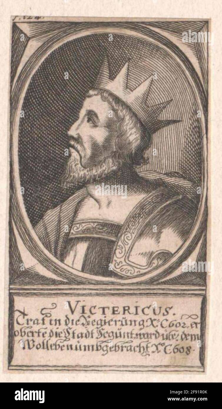 Witterich, King of the Westgoten Stock Photo - Alamy