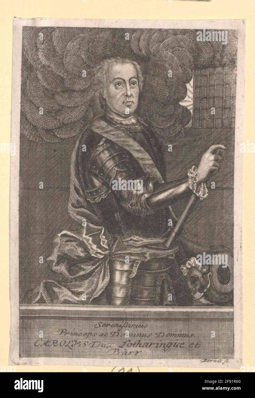 Karl Alexander, Prince of Lorraine Stock Photo - Alamy