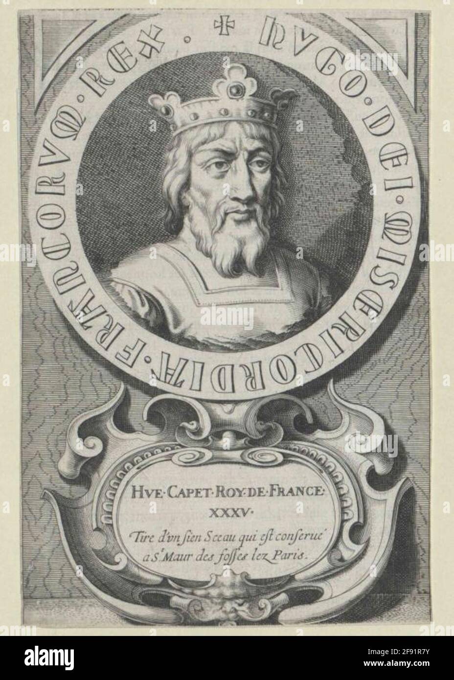 Hugo Capet, King of France Stock Photo - Alamy