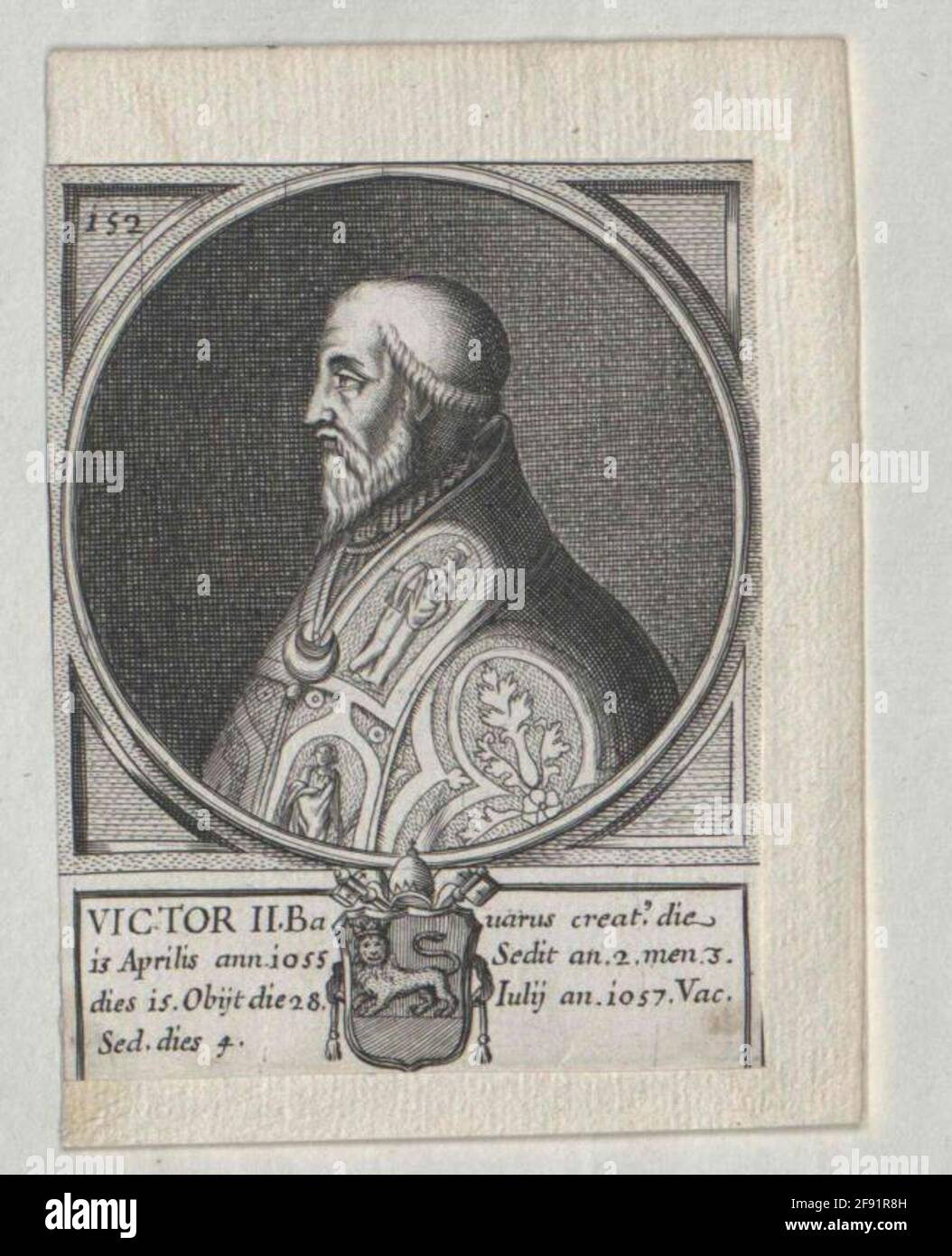 Viktor II., Papa Stock Photo - Alamy