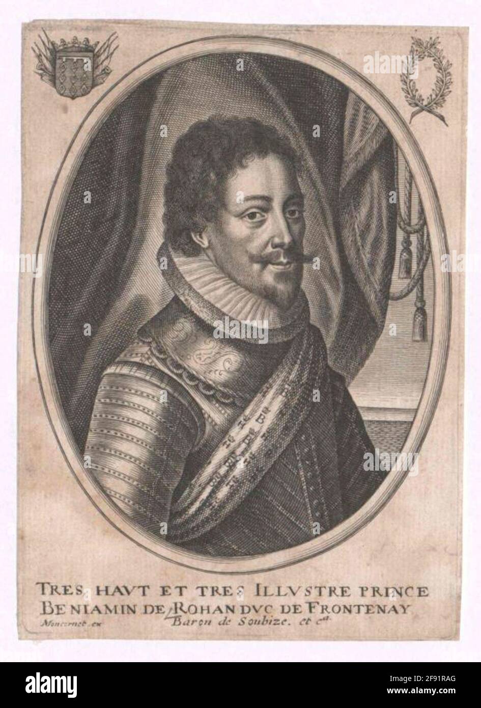 Rohan, Duc de Frontenay, lord of Soubise, Benjamin de Stock Photo - Alamy