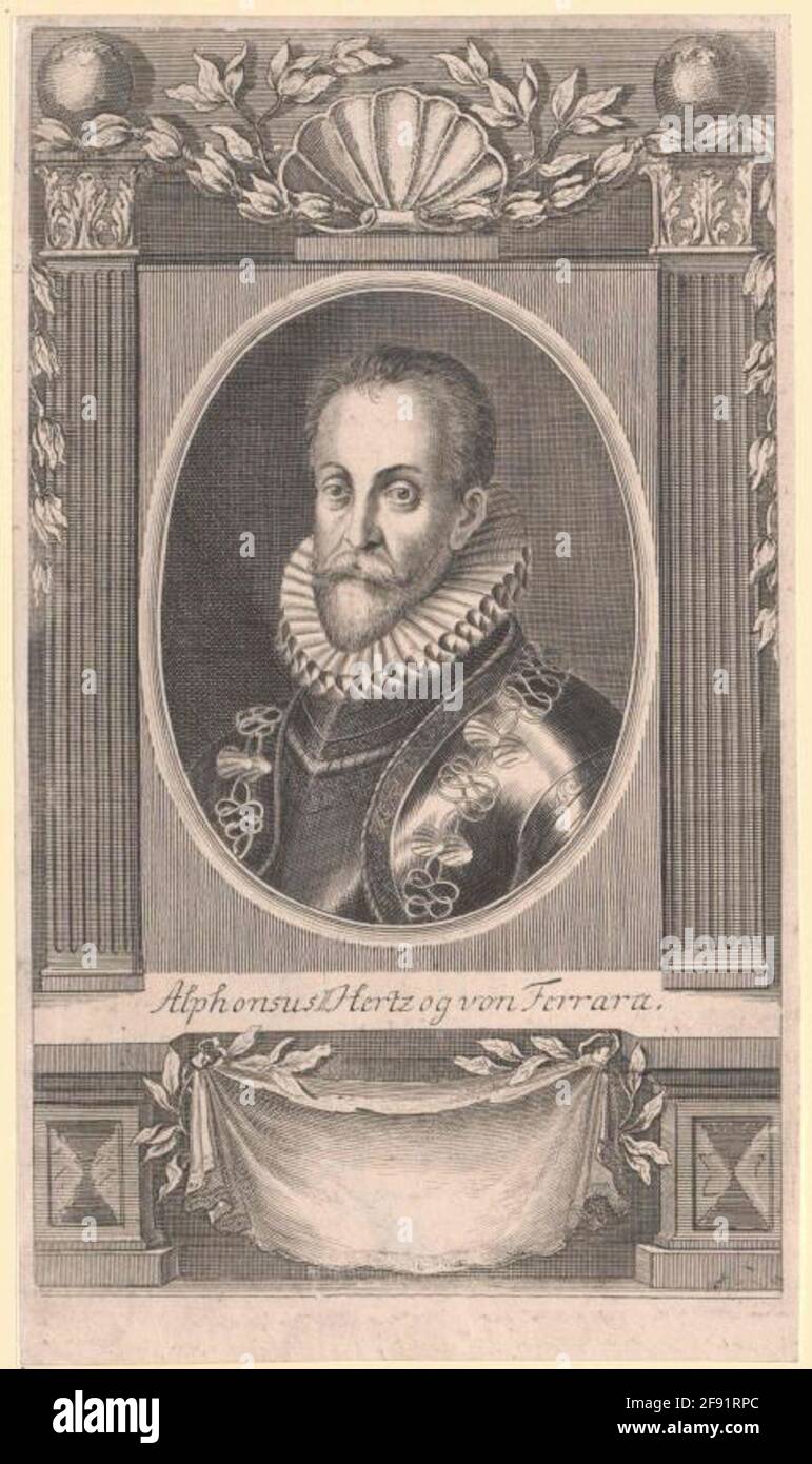 Alfons II. D'Este, Duke of Modena and Ferrara Stock Photo - Alamy