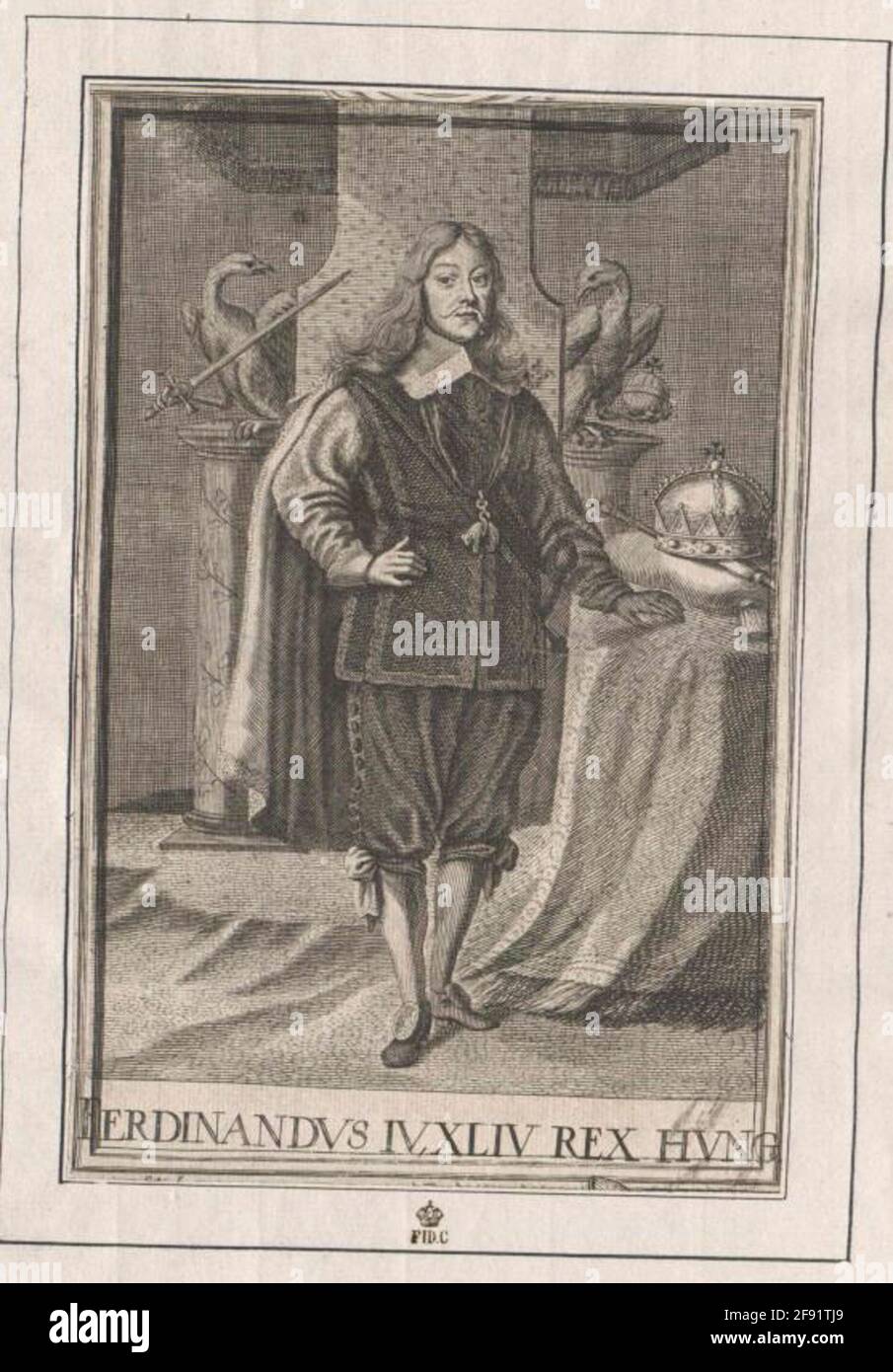 Ferdinand IV., Roman king Stock Photo - Alamy