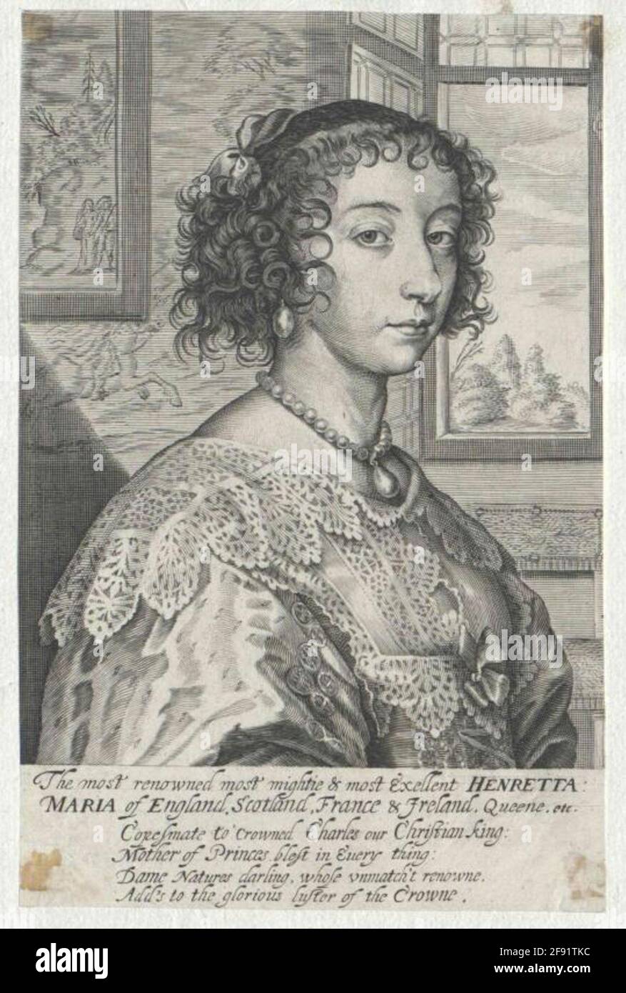 Henriette Maria, Princess of France Stock Photo - Alamy