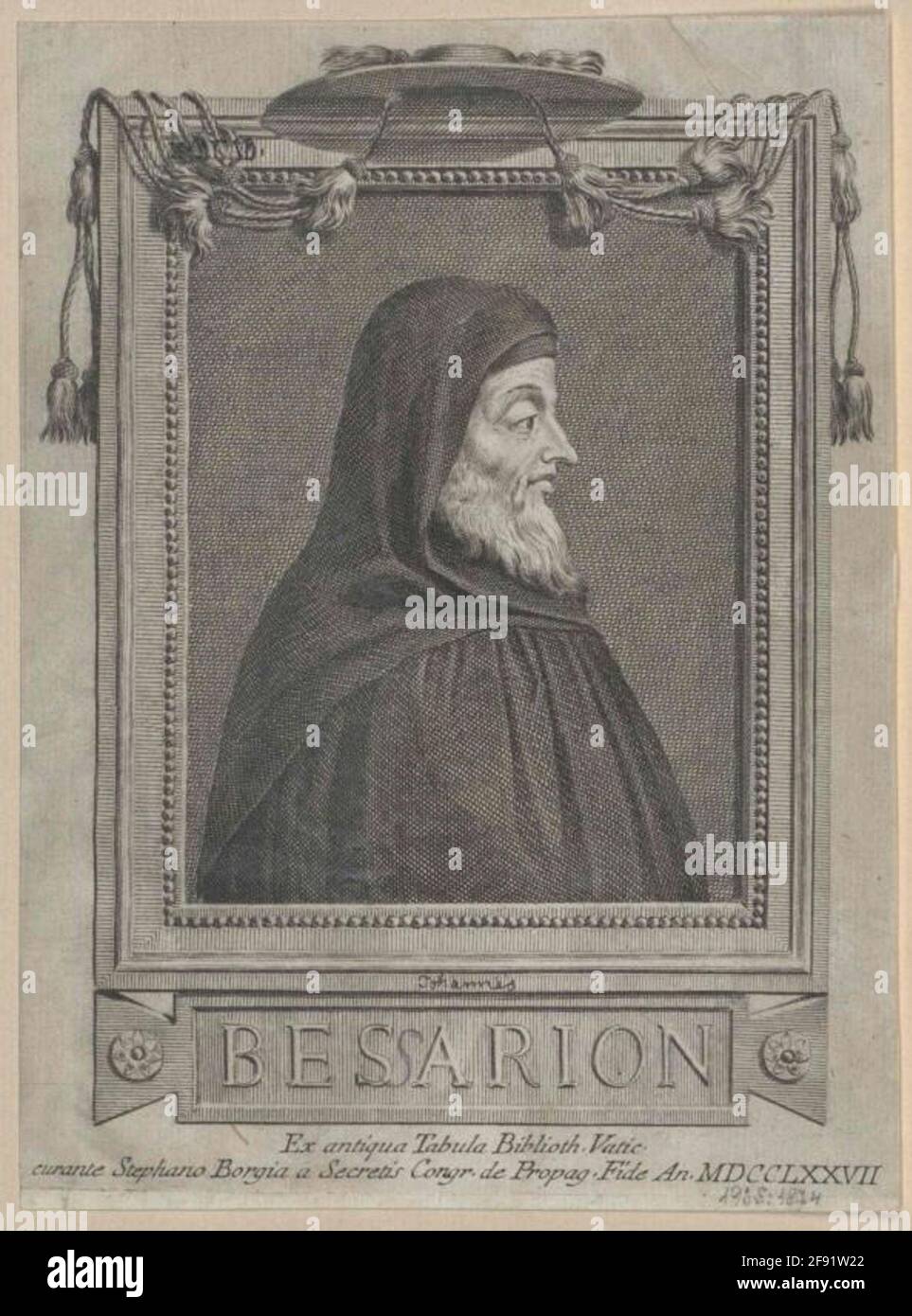 Cardinal bessarion hi-res stock photography and images - Alamy