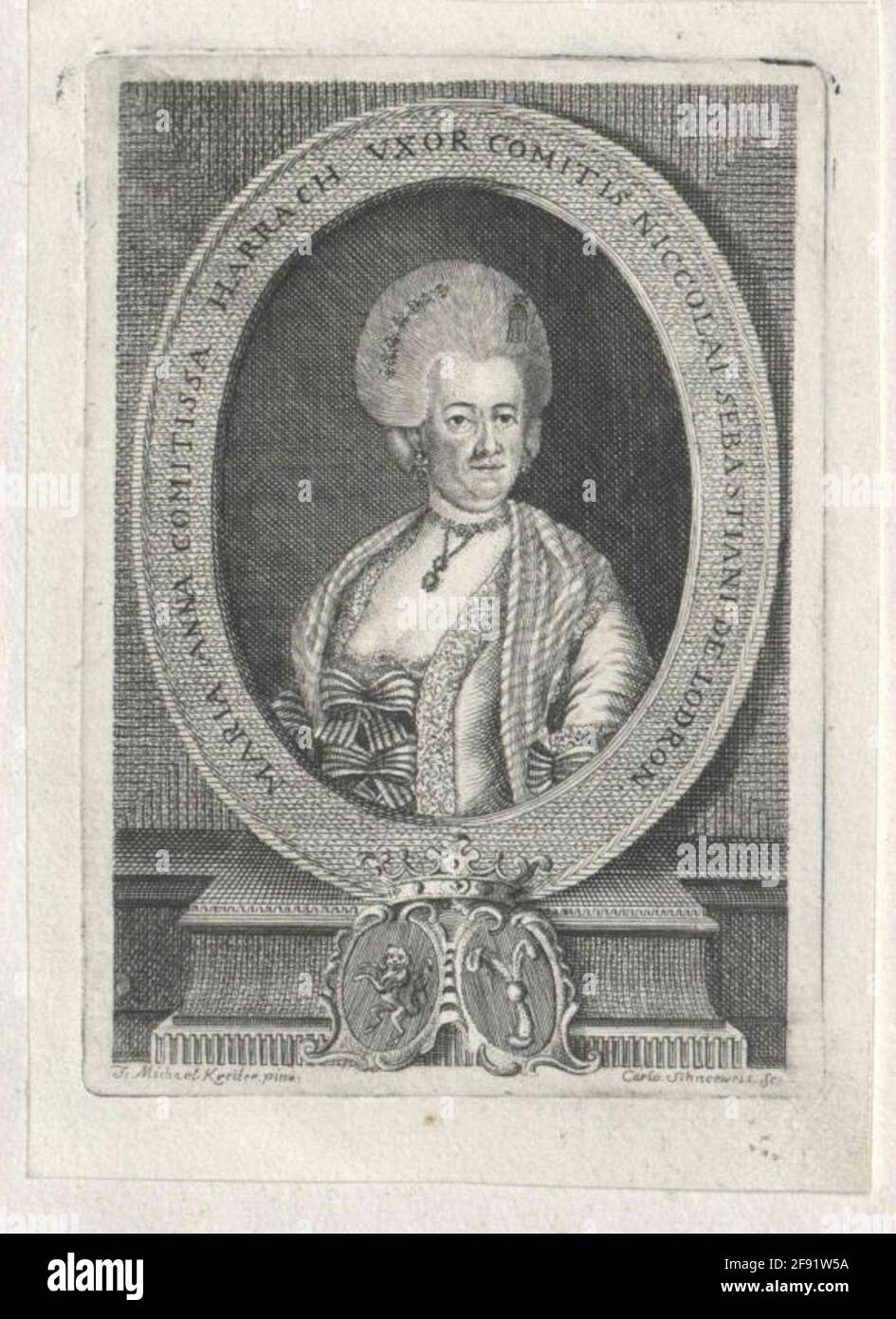 Harrach, Maria Anna Countess of Stock Photo - Alamy