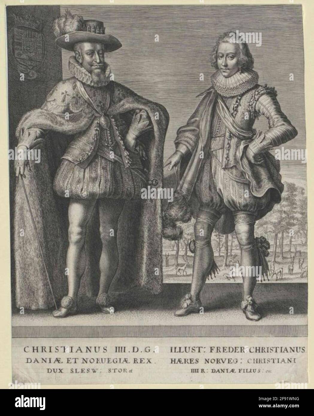 Christian IV., King of Denmark 1621/1630 Stock Photo - Alamy