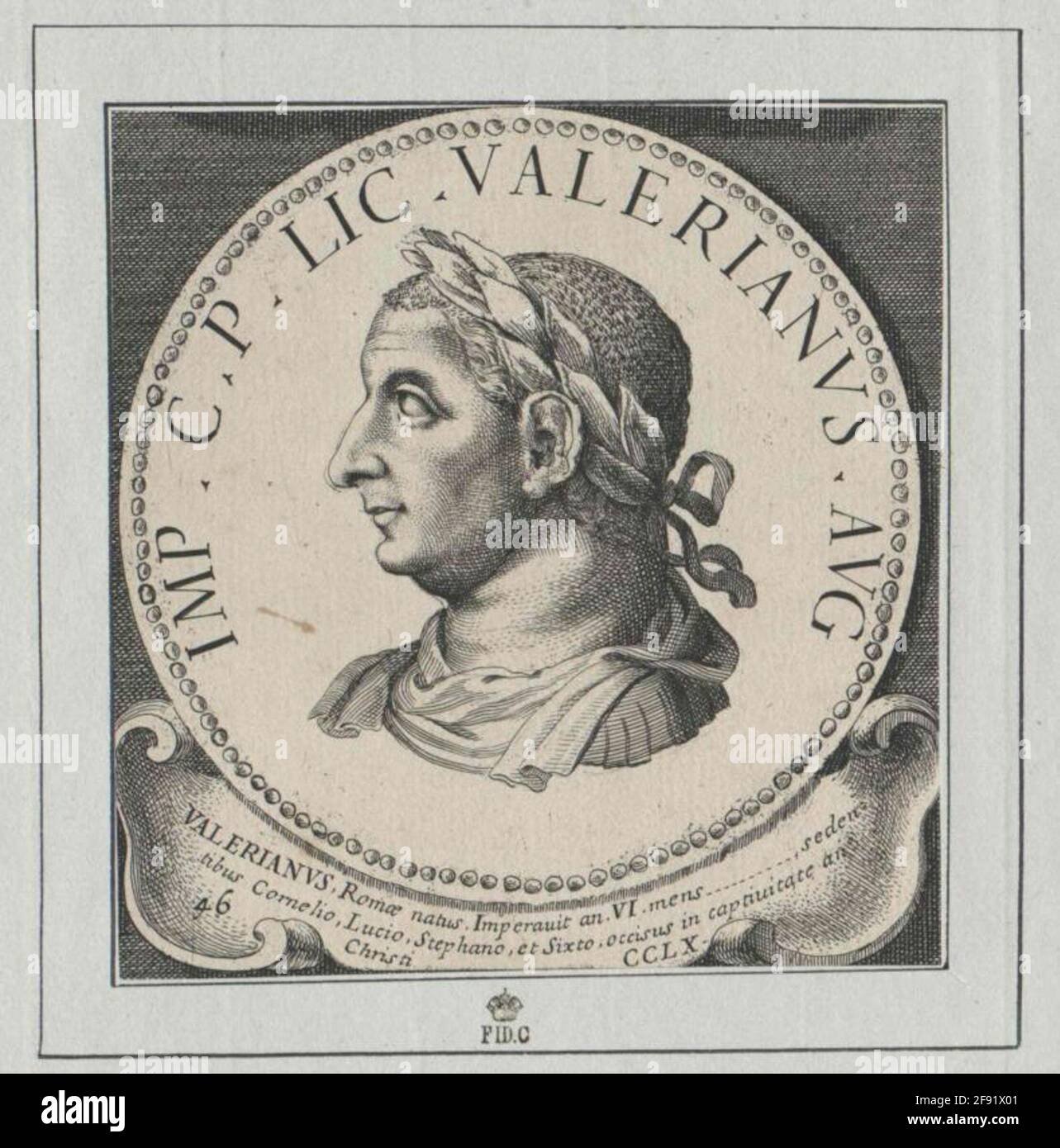 Valerianus, Roman Emperor Stock Photo - Alamy