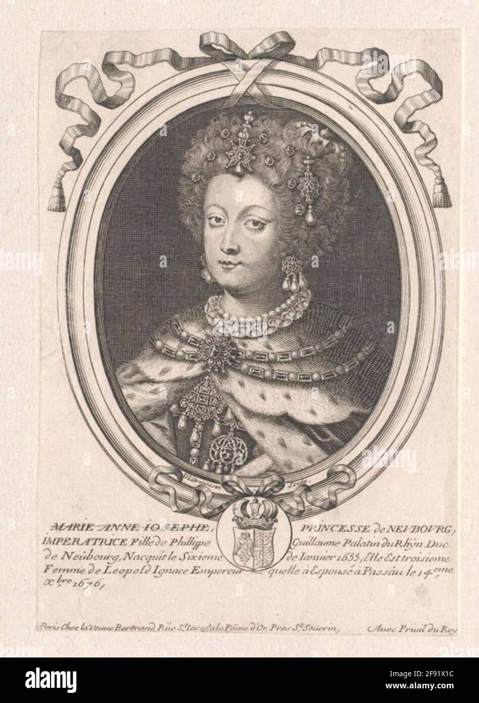 Marie Anna Josefa, Archdukezogin of Austria Stock Photo - Alamy