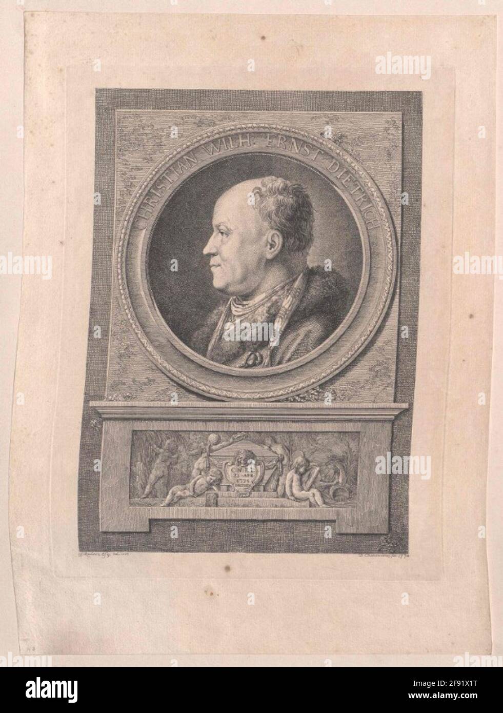 Dietrich, Christian Wilhelm Ernst Stock Photo - Alamy