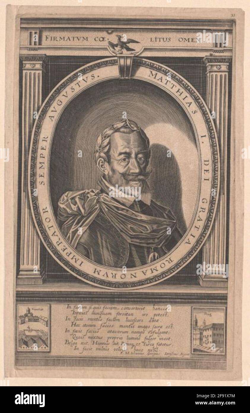 Matthias I., Roman-German Emperor Publisher: Heyden, Christoph van ...