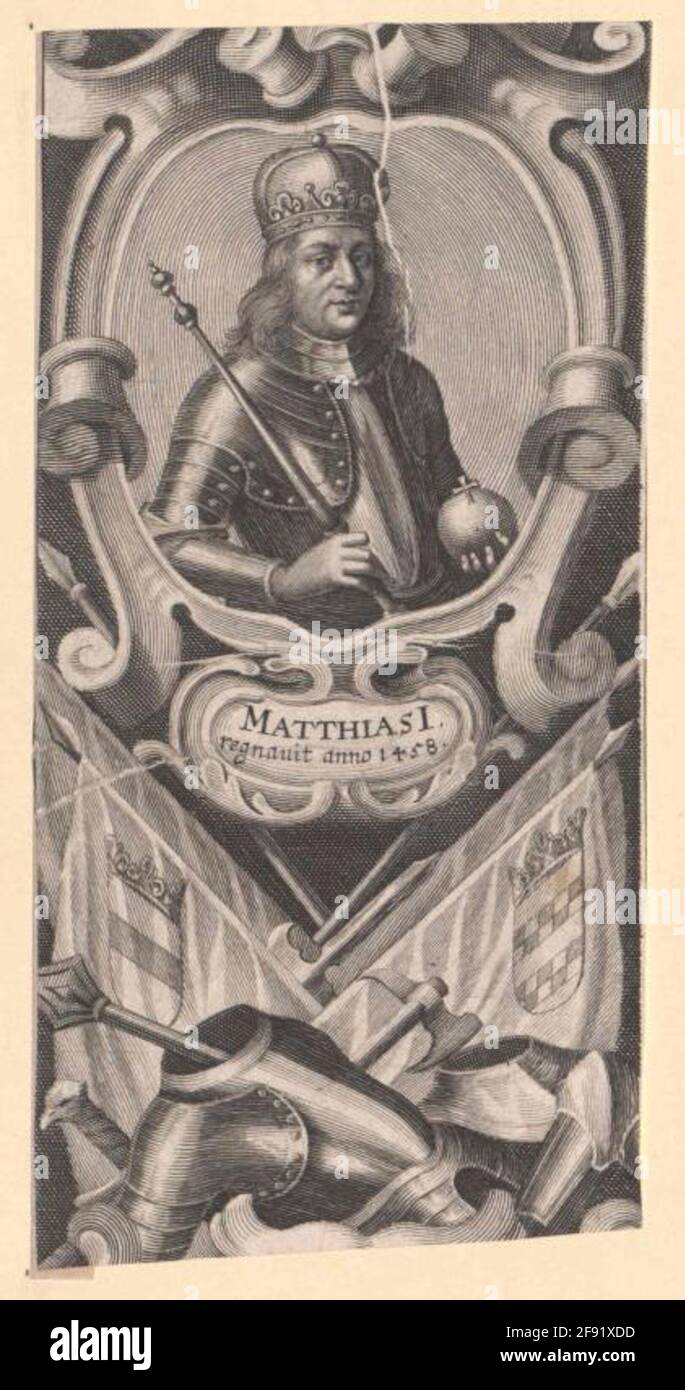 Matthias I. Corvinus, King of Hungary Stock Photo - Alamy