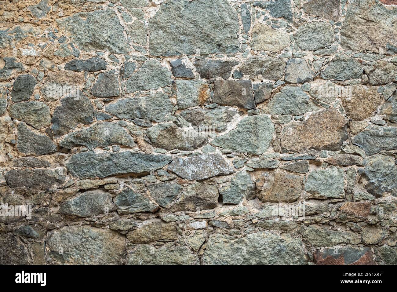 Backgrounds of the old fortress wall. Ancient historic Genoese castle ...