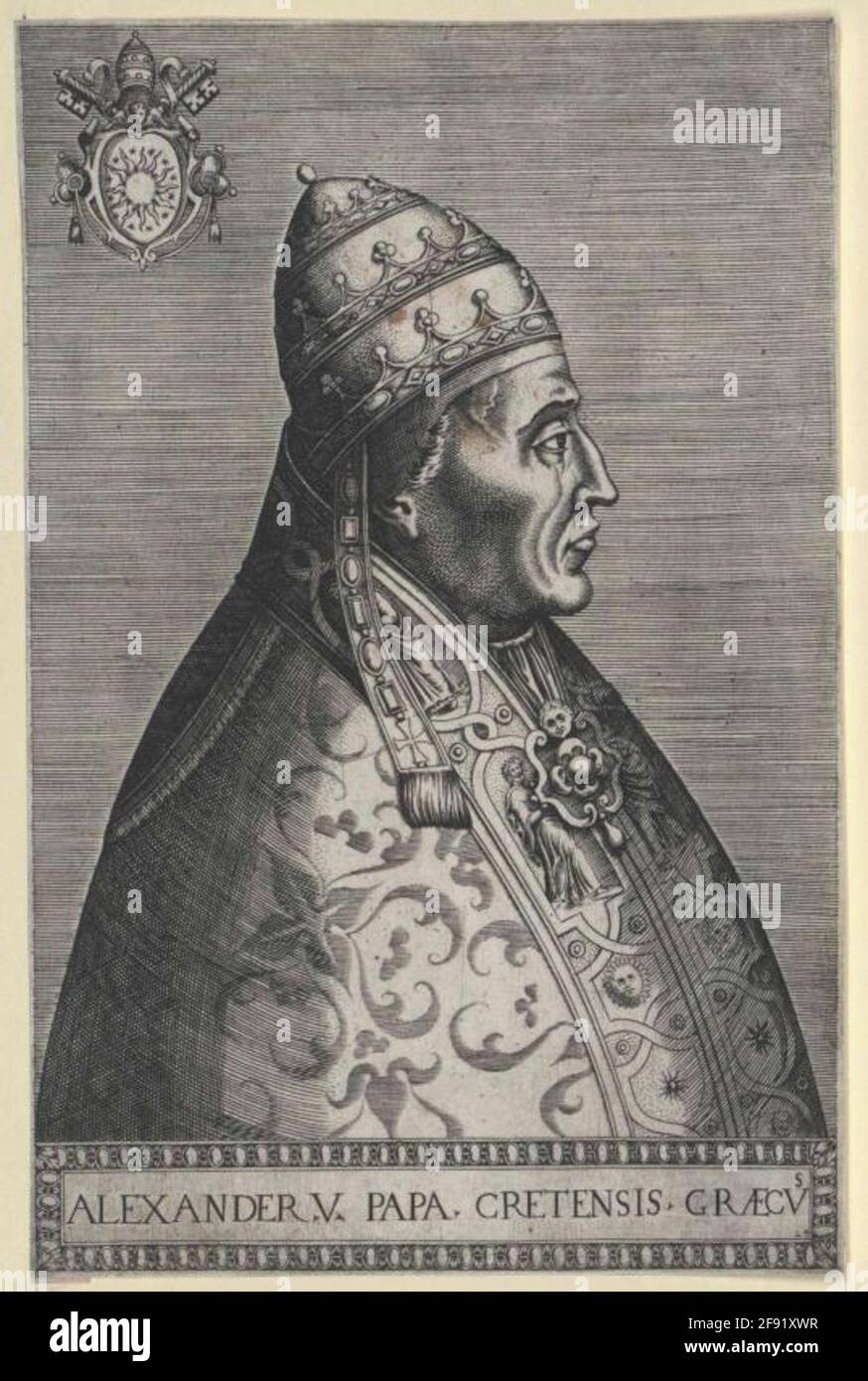 Alexander V., papa Stock Photo - Alamy
