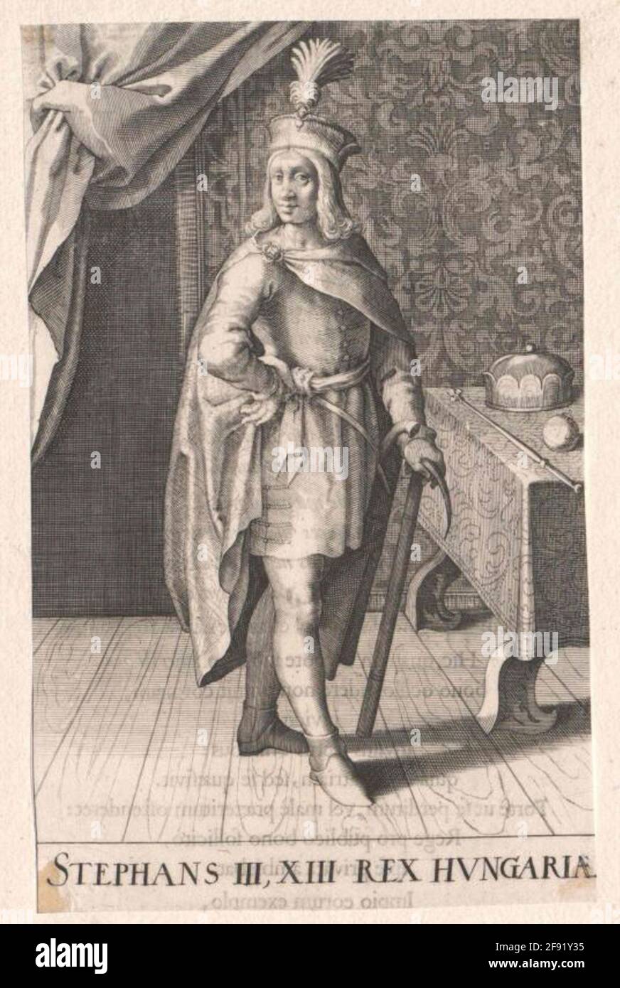 Stephan III., King of Hungary Stock Photo - Alamy