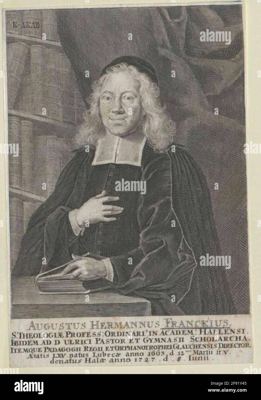 August hermann francke 1663 1727 hi-res stock photography and images ...