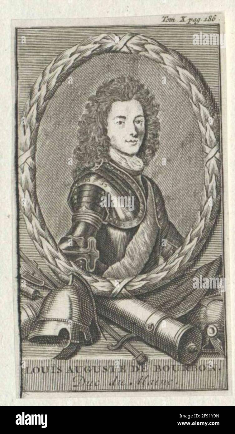 Bourbon, Duke of Maine, Louis I. Auguste de Stock Photo - Alamy