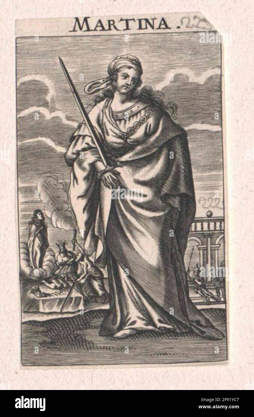 Martina of Rome, saints Stock Photo - Alamy