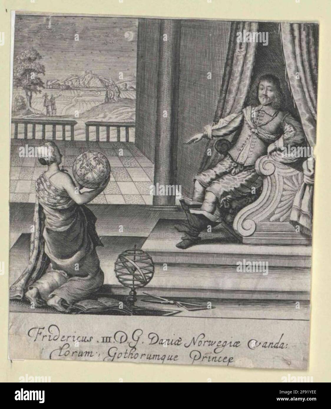 Frederick III., King of Denmark Stock Photo - Alamy