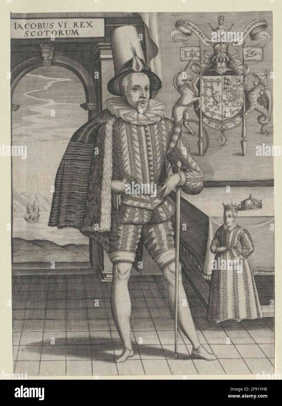 Jacob I. King of England Stock Photo - Alamy