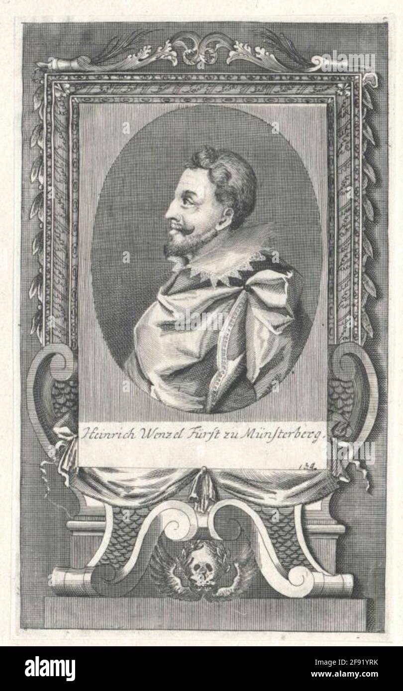 Münsterberg, Heinrich Wenzel Prince of Stock Photo - Alamy