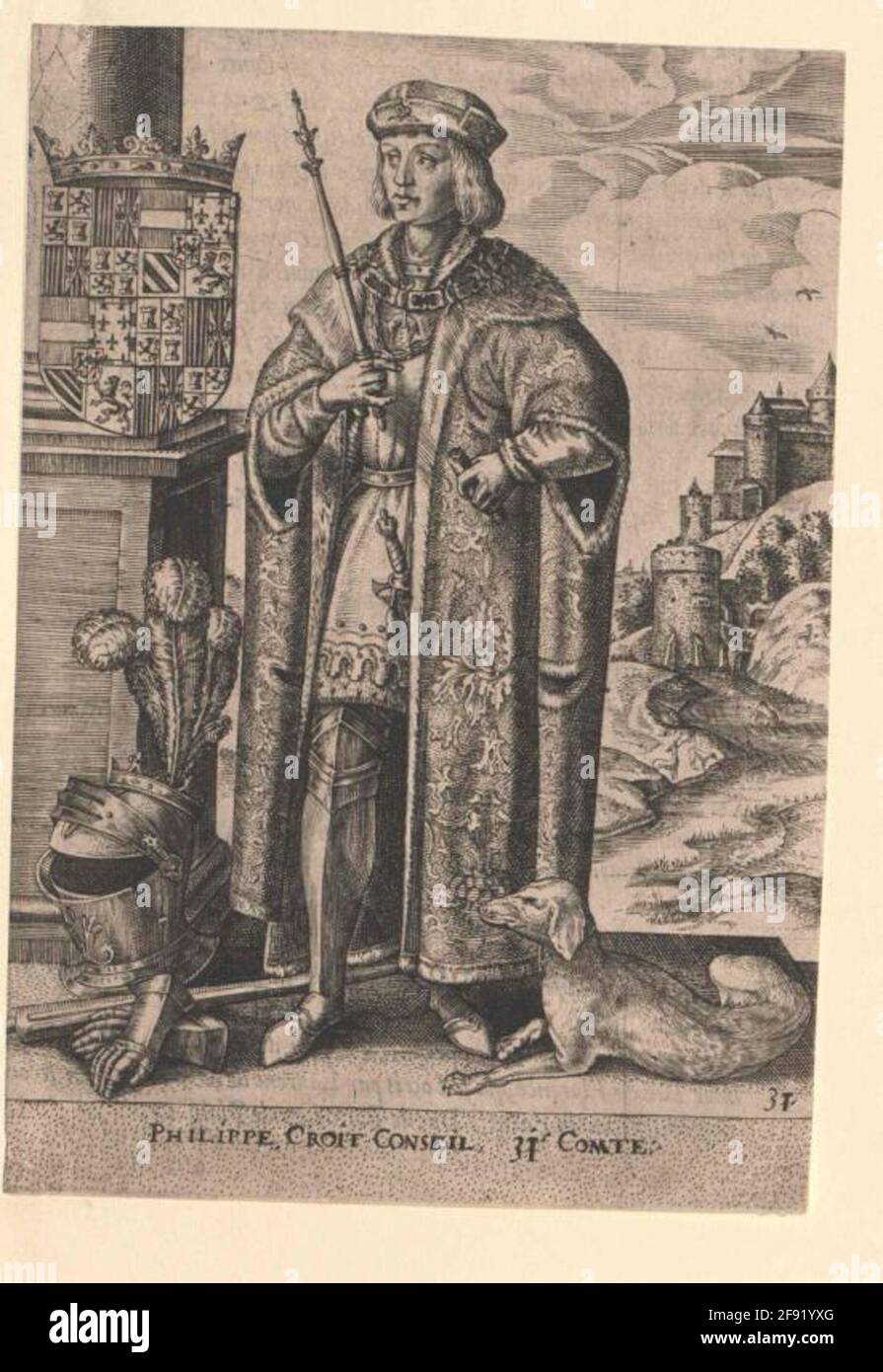 Philipp I. The beautiful, king of Spain Stock Photo - Alamy