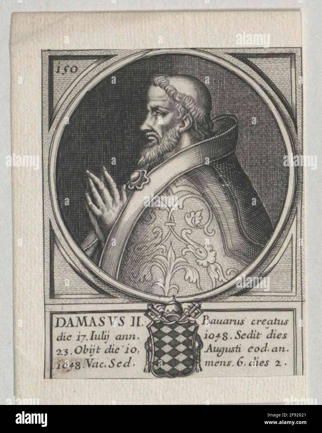 Damasus II., papa Stock Photo - Alamy