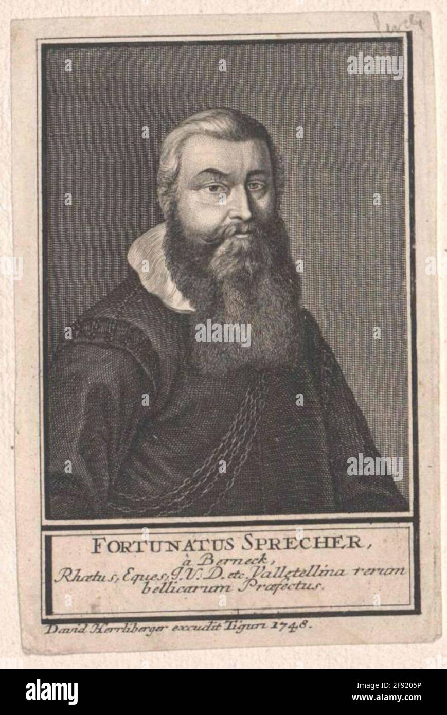 Speaker Berneck, Fortunat of Stock Photo - Alamy