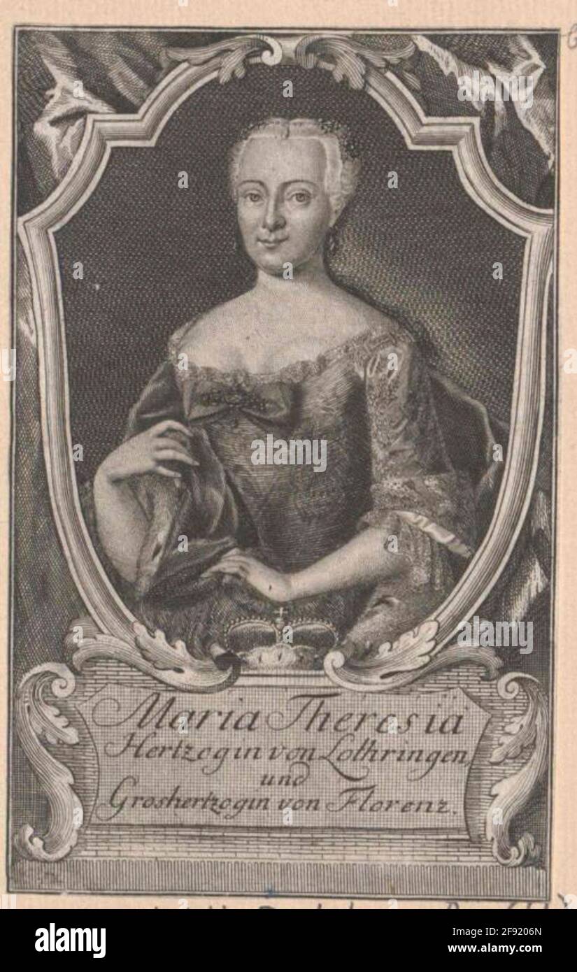 Maria Theresia, Roman-German Empress Stock Photo - Alamy