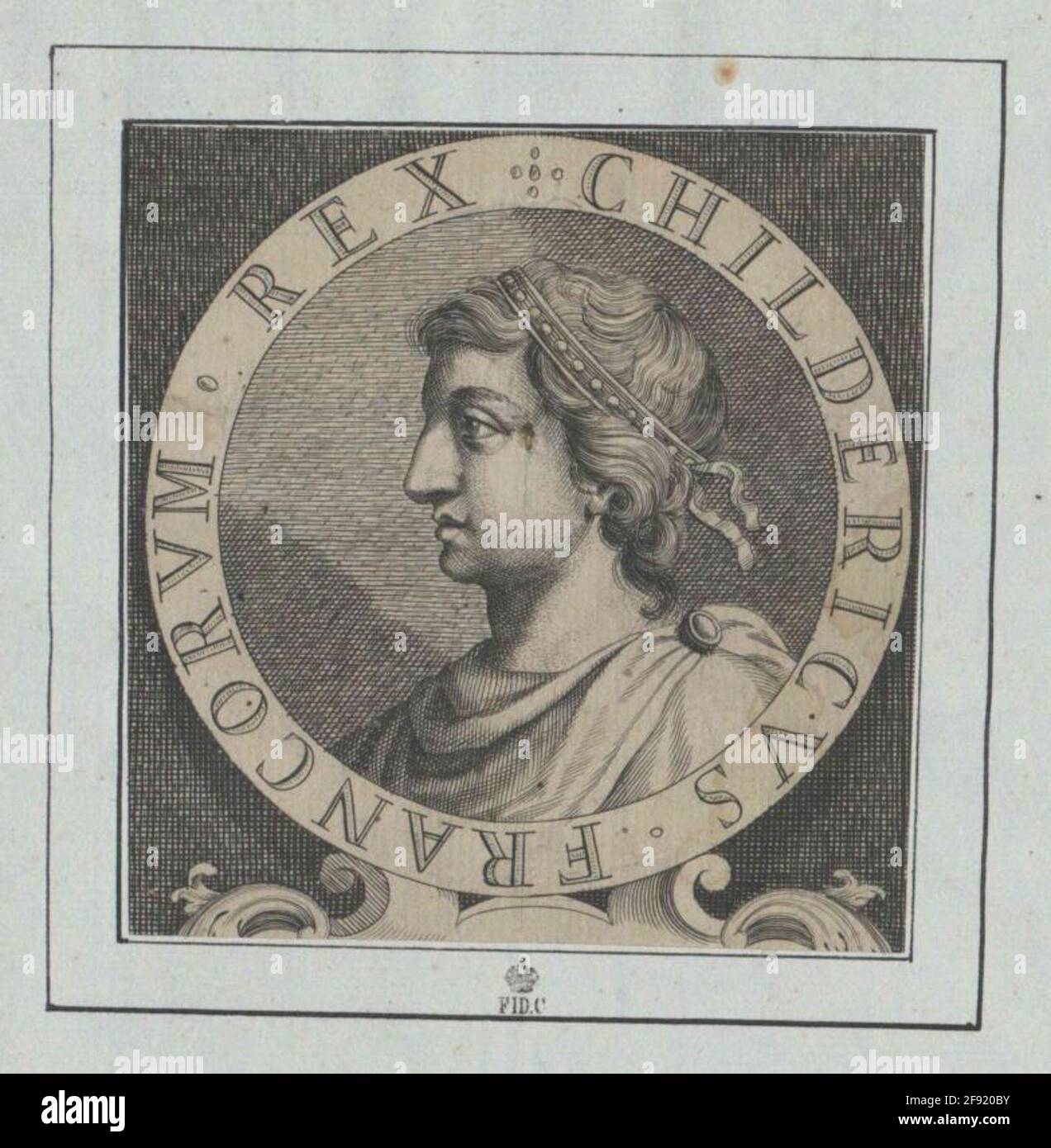 Childerich I., King of the Franks Stock Photo - Alamy