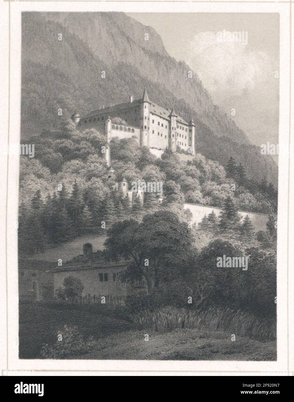 Schloss Tratzberg in the Inntal Stock Photo - Alamy