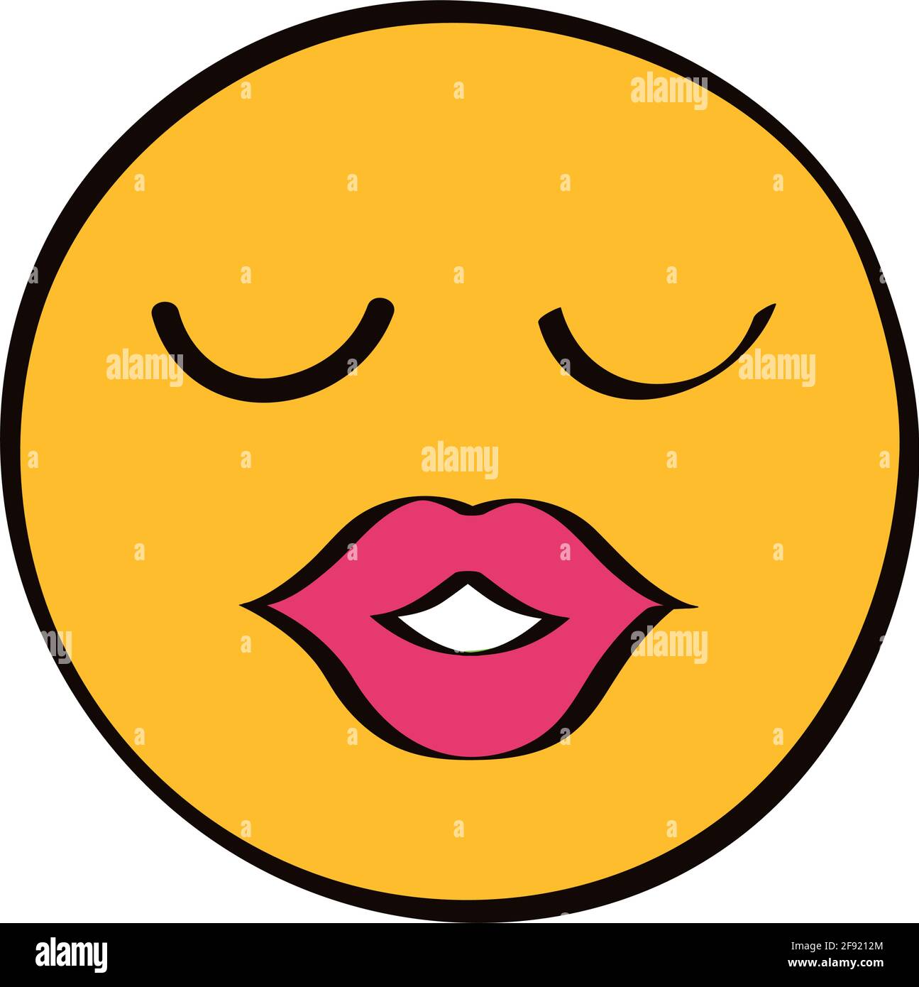 female emoji face comic character Stock Vector Image & Art - Alamy