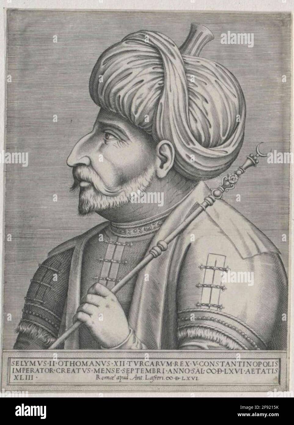 Selim II, the drunken Sultan of Turkey Stock Photo - Alamy